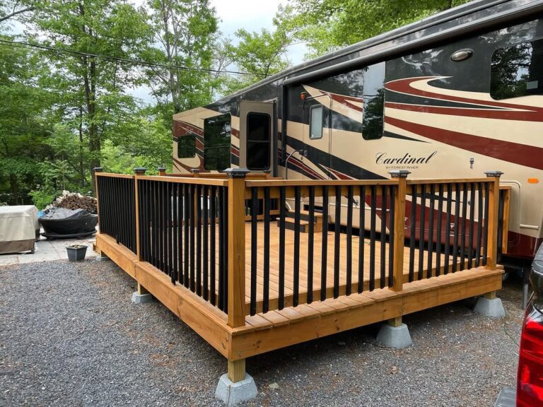 20 Spectacular RV Deck Ideas to Transform Your Campsite
