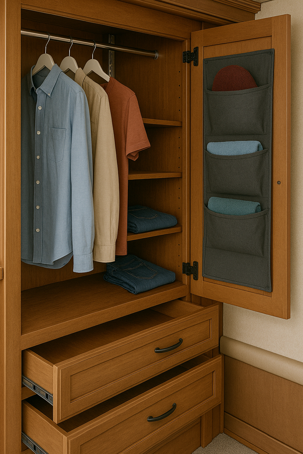 20 Smart RV Clothes Storage Solutions for Tiny Living