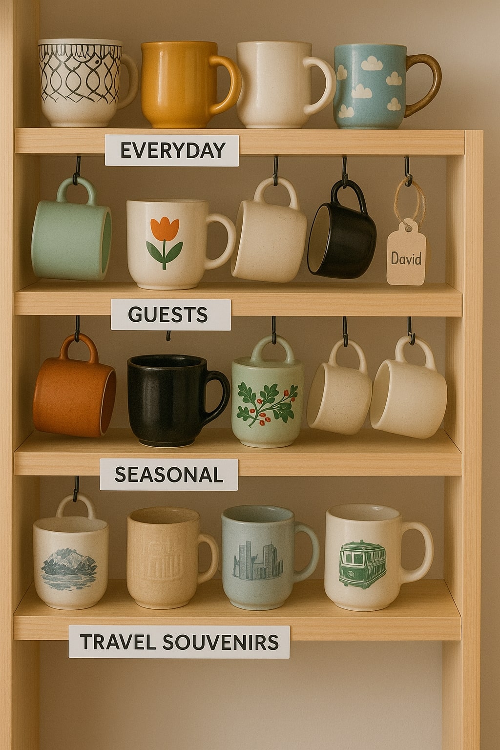 15 Stylish Mug Organization Ideas to Maximize Space